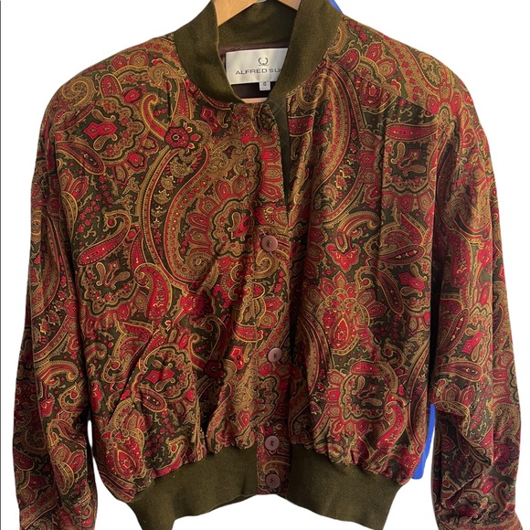 ALFRED SUNG | Jackets & Coats | Vintage Bomber Jacket | Poshmark